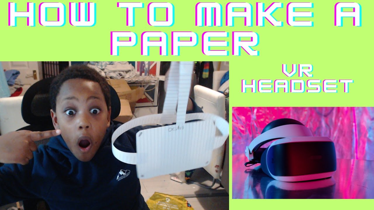 how to make a paper vr headset - YouTube