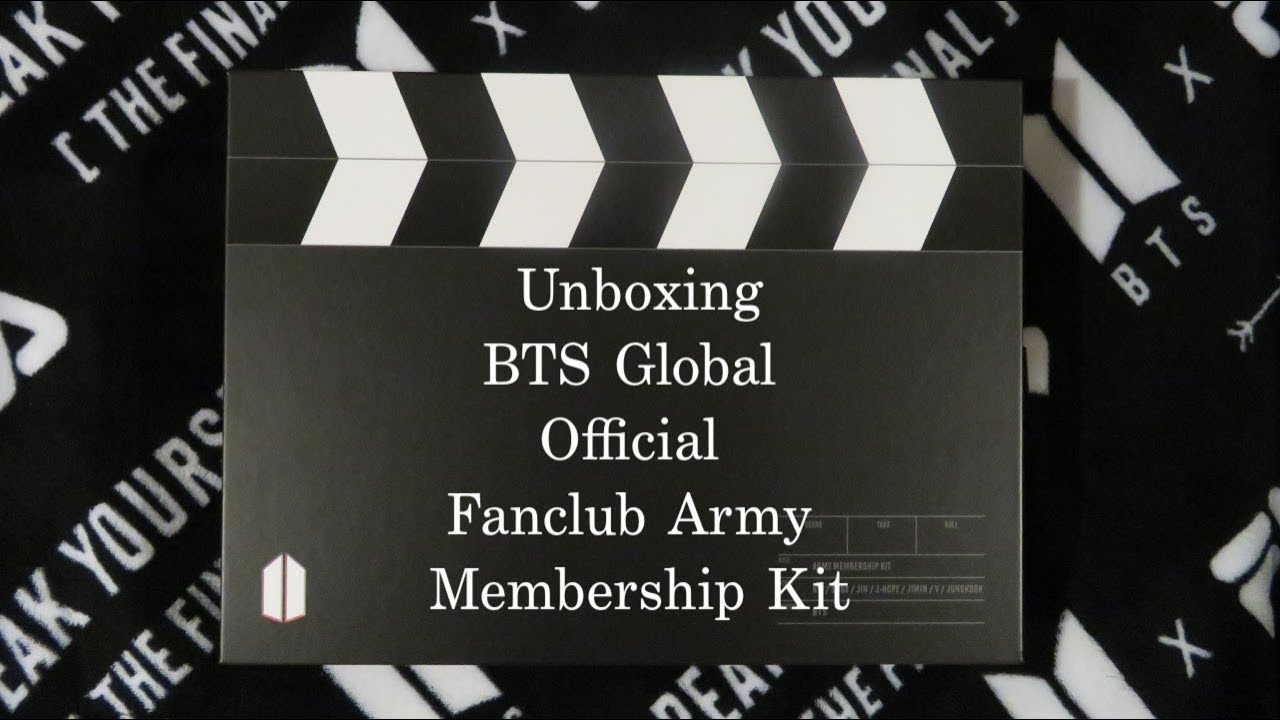 Unboxing Army Membership Kit - YouTube
