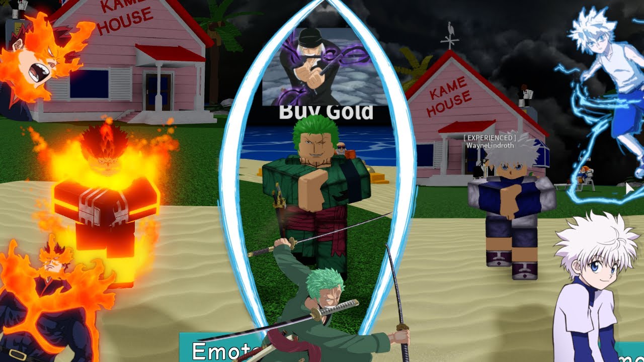 PROBANDO 3 PERSONAJES EN 1 VIDEO ( ENDEAVOR, ZORO y KILLUA!) - Roblox ...