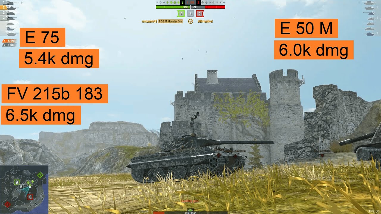 WoT Blitz || E 75 || E 50 M || FV215b 183 || #wotblitz #worldoftanksblitz #e75 #e50m #fv215b183 ...