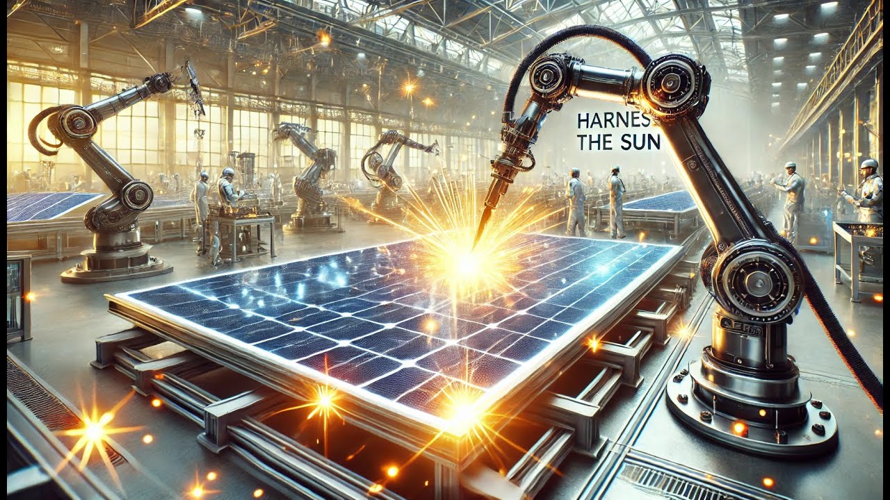 How We Harness The Sun, Solar Panel Creation - YouTube