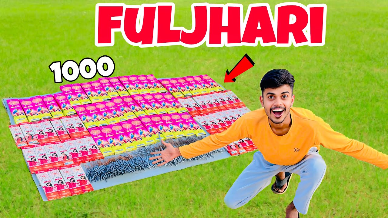 1000 FULJHARI💥💥 एक साथ 1000 FULJHARI 🤯 crazy reaction #atozarmy #diwali ...