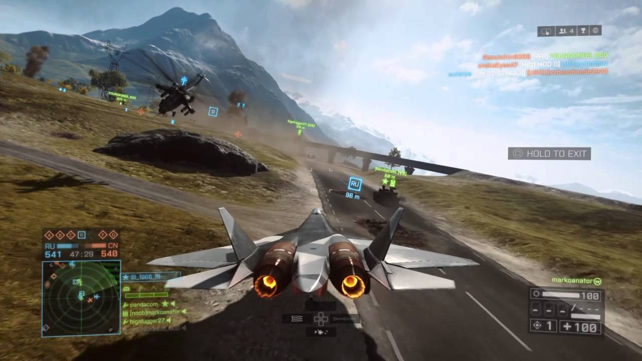 How to land a Bf4 jet - YouTube