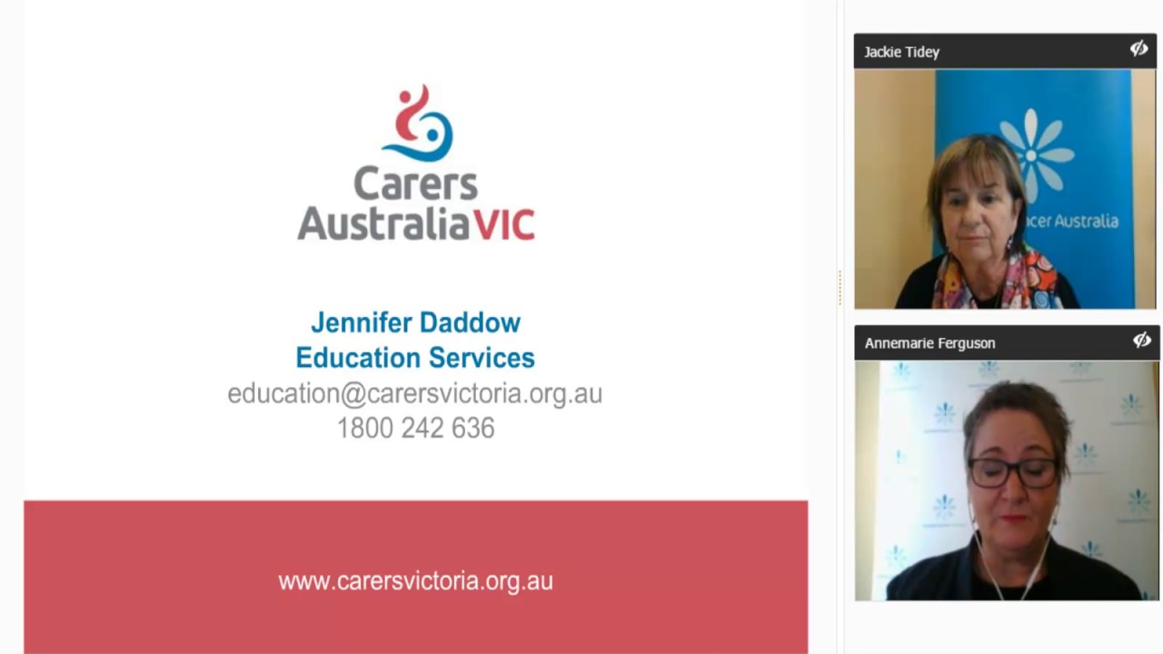 OCA webinar: 'About Us' supporting the health and wellbeing of carers ...