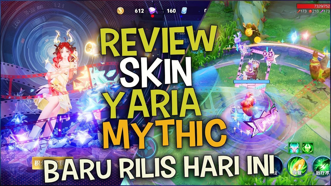 REVIEW SKIN YARIA MYTHIC TERBARU RILIS HARI INI HONOR OF KINGS - YouTube