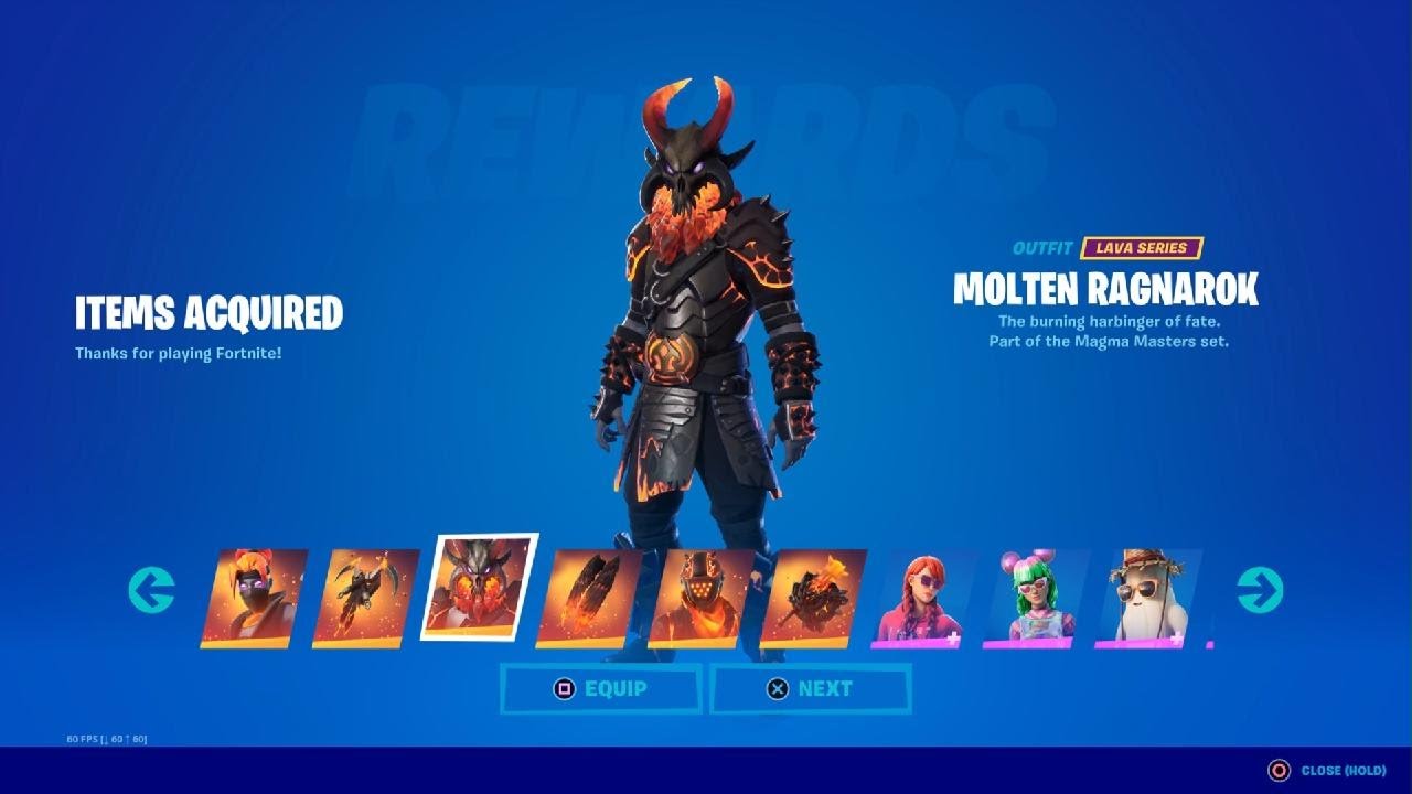 I got the summer legends and magma masters bundles on Fortnite - YouTube