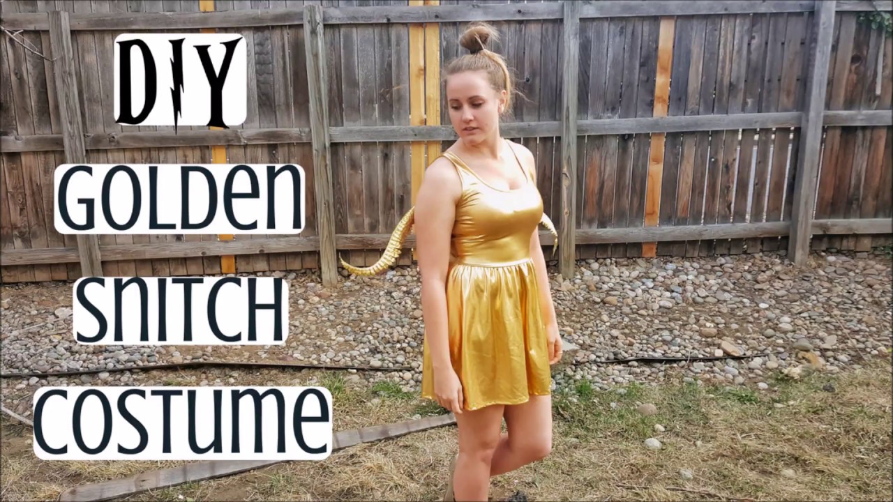 Diy Golden Snitch Costume