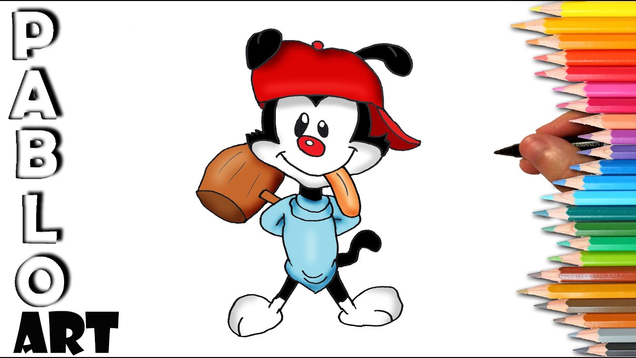 How to Draw Wakko Warner From Animaniacs | Learn to Draw step by step ...