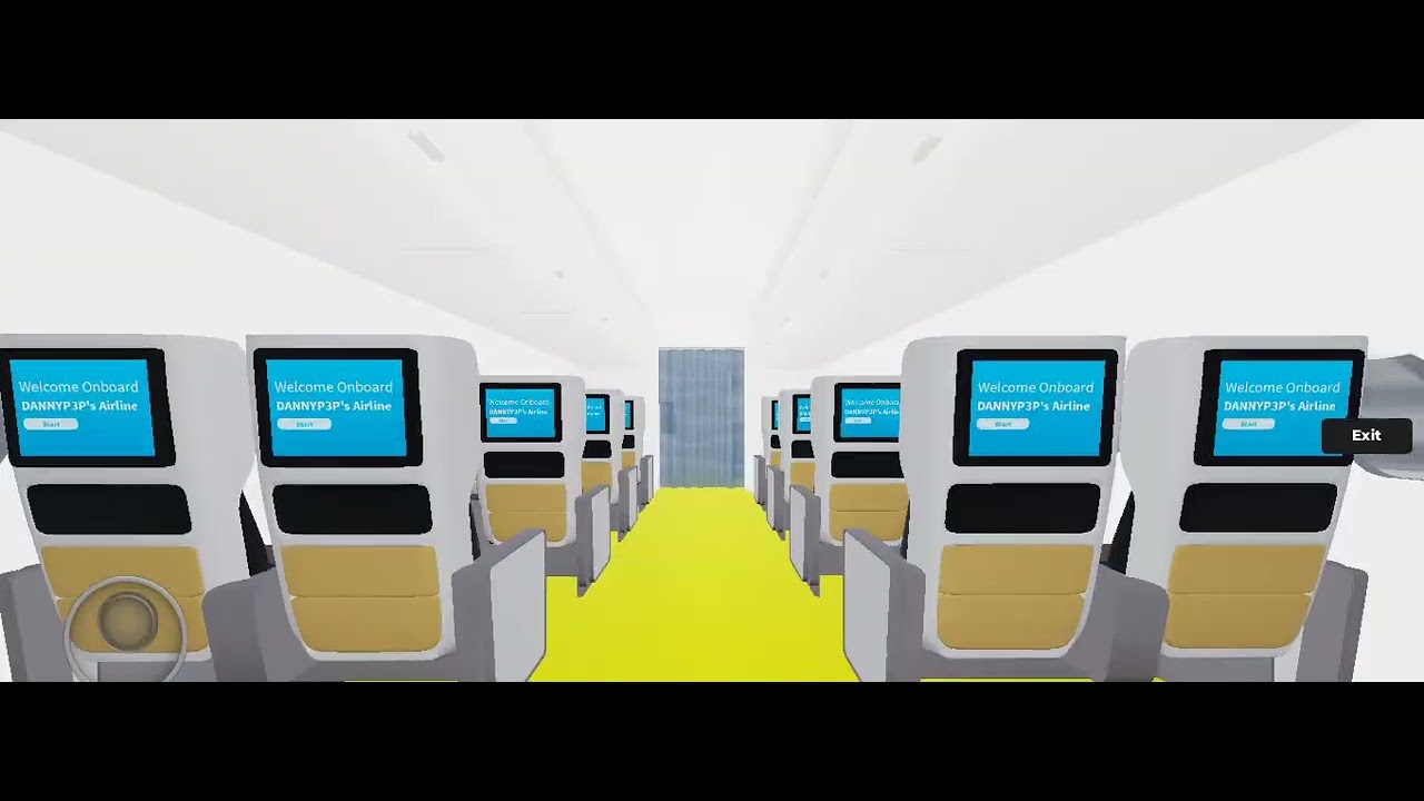 Cabin Crew Sim 757 And A321 Tour 4:3 ratio - YouTube