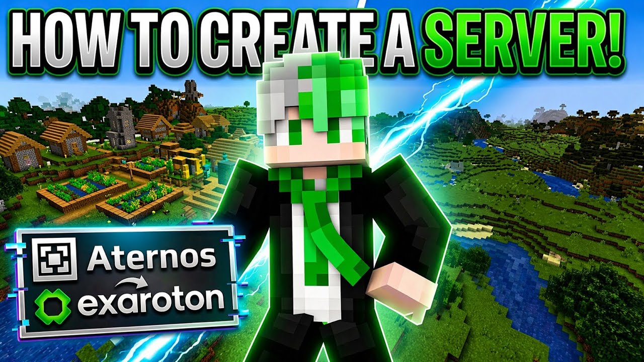 How to Create FREE Minecraft Server on Aternos (Like Exaroton) 🔥 Full ...