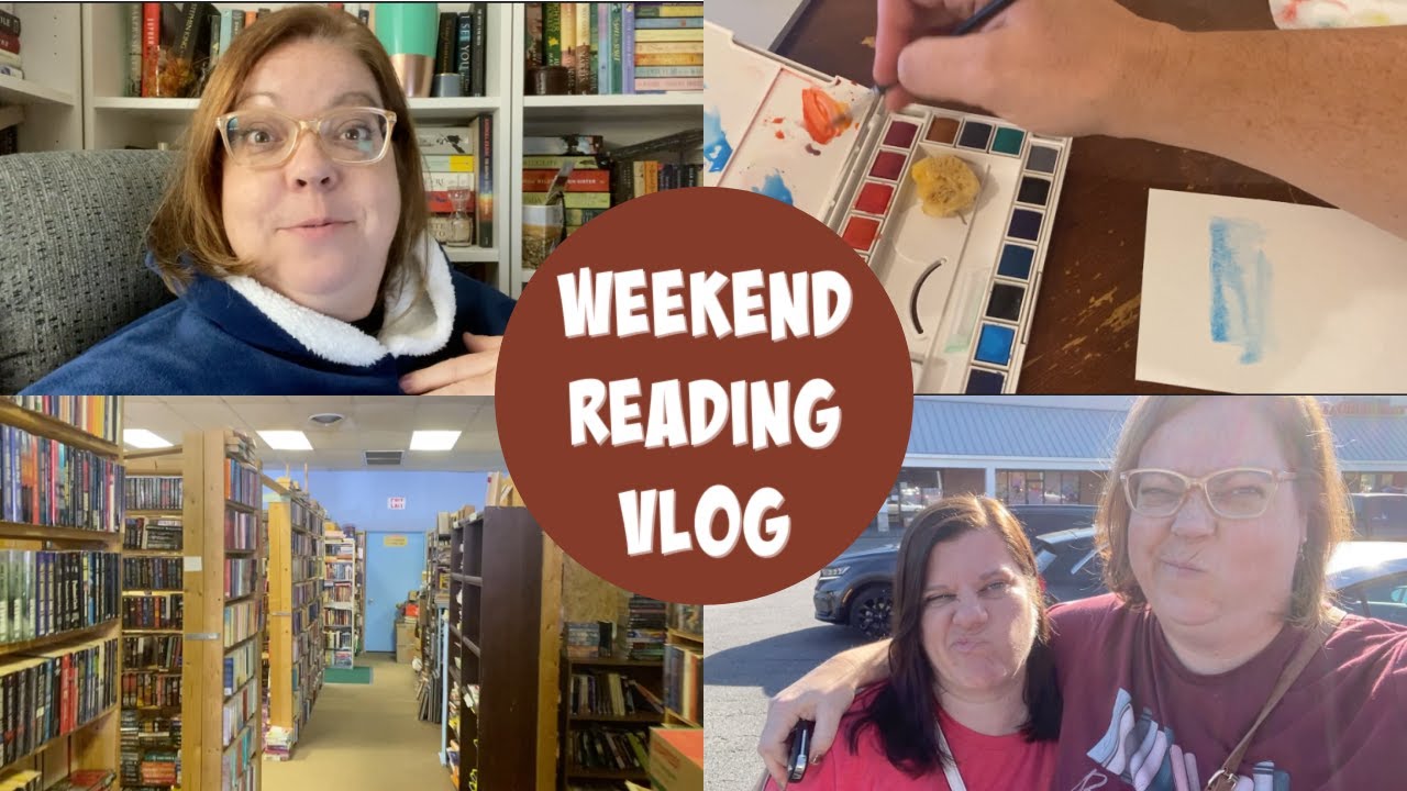 WEEKEND READING VLOG || 2 books finished, friend time, and special ...