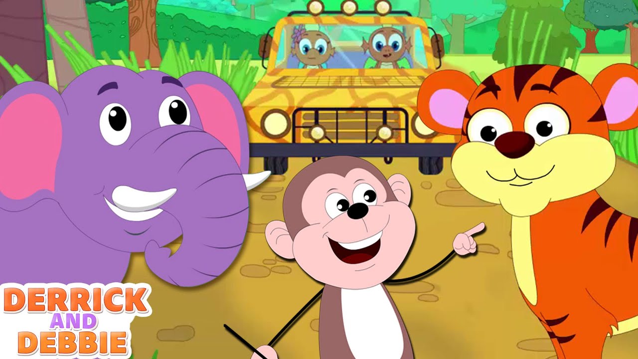 Animal Safari Song | Animal Song For Kids | Nursery Rhymes | Derrick ...