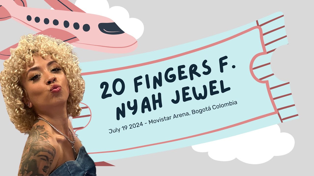 20 Fingers f. Nyah Jewel - July 19, 2024 - Movistar Arena, Colombia ...