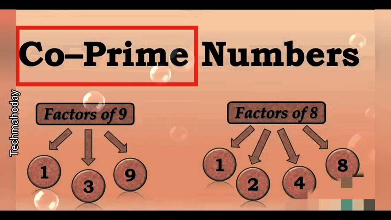WHAT IS CO PRIME NUMBER DOYOU KNOW YouTube WHAT IS CO PRIME NUMBER DOYOU KNOW YouTube
