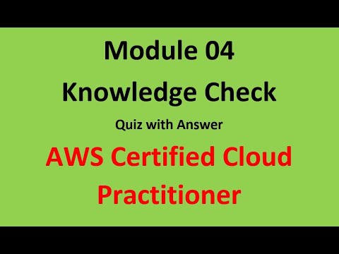 Module 4 Answer || Knowledge Check Answer || AWS Certified Cloud ...