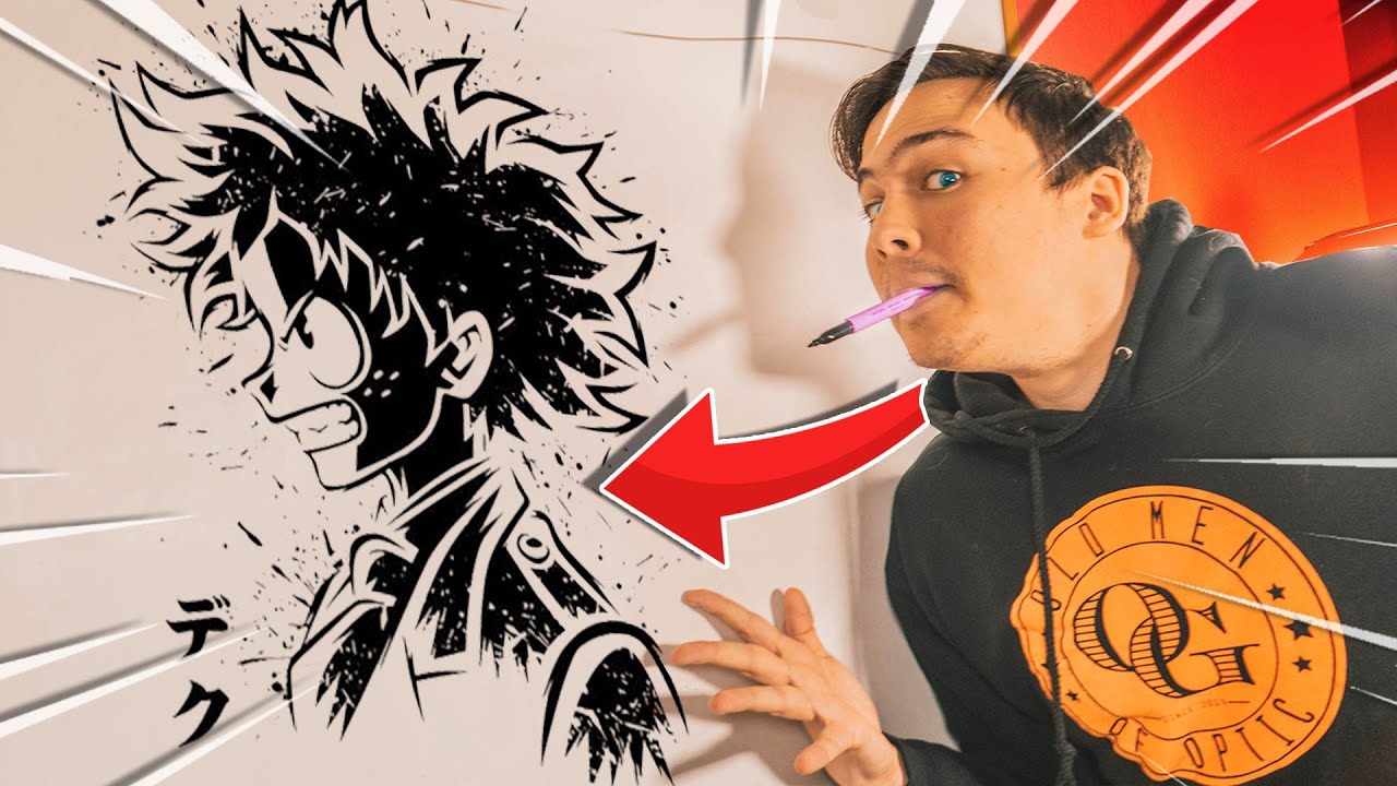 DRAWING With NO HANDS Challenge!? *MOUTH ONLY* - YouTube