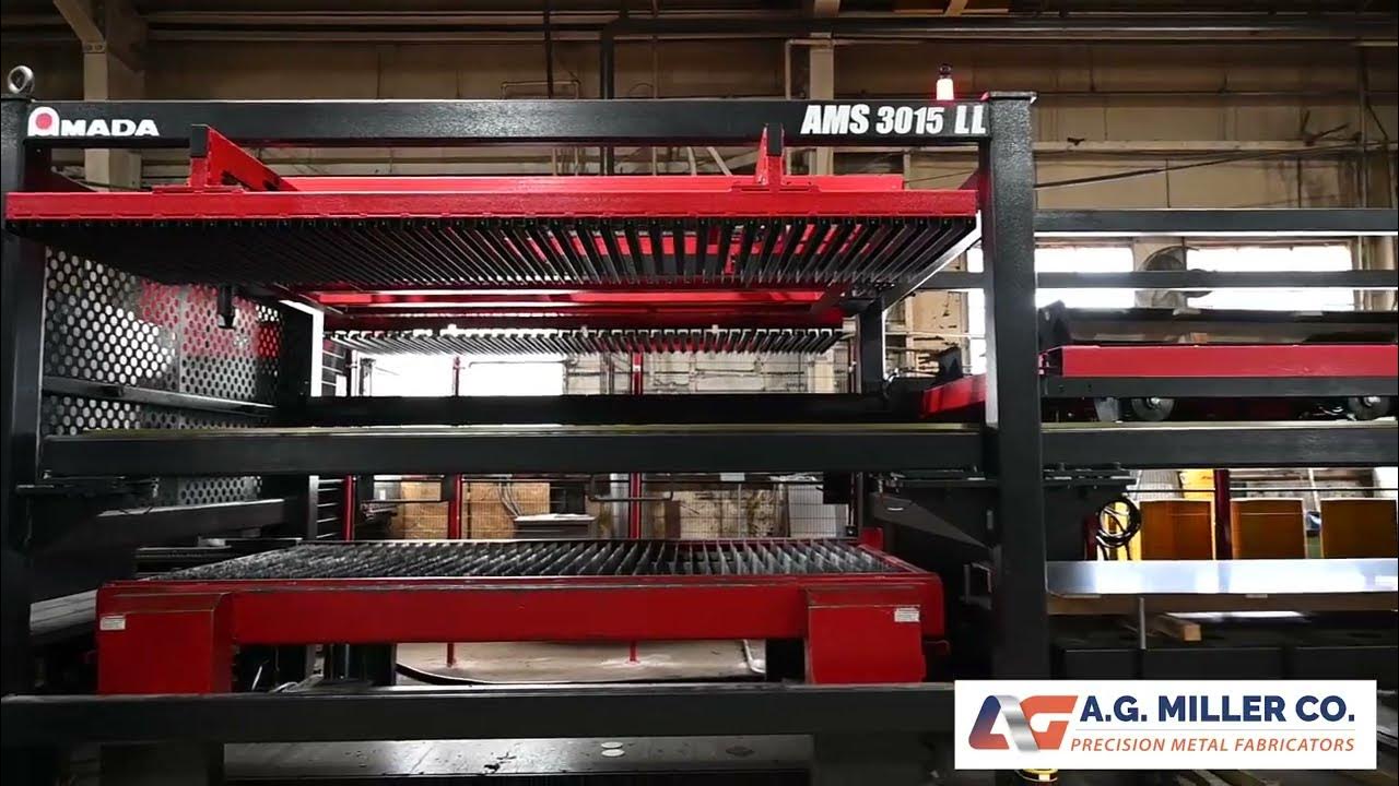 New Amada Linear Loading Automation System - A.G. Miller Co. - YouTube