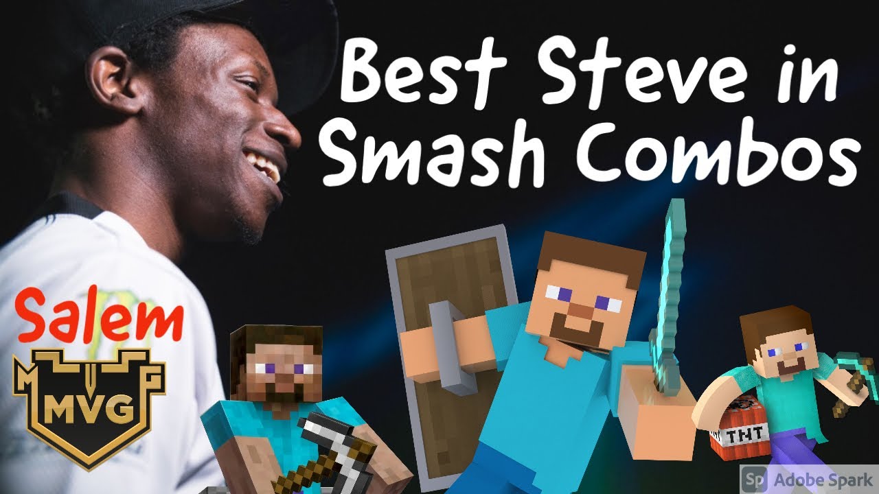 Salem the Best Steve in Smash Ultimate | Steve Combos - YouTube