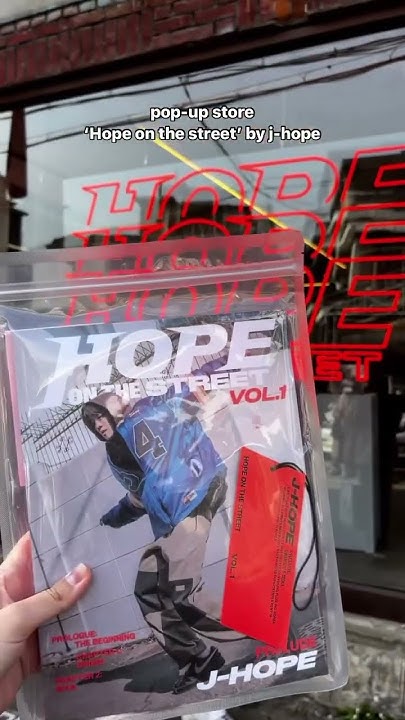 pop-up store ‘Hope on the street’ by j-hope from BTS ️ #bts #seoul #btsarmy #korea #studyinkorea ...