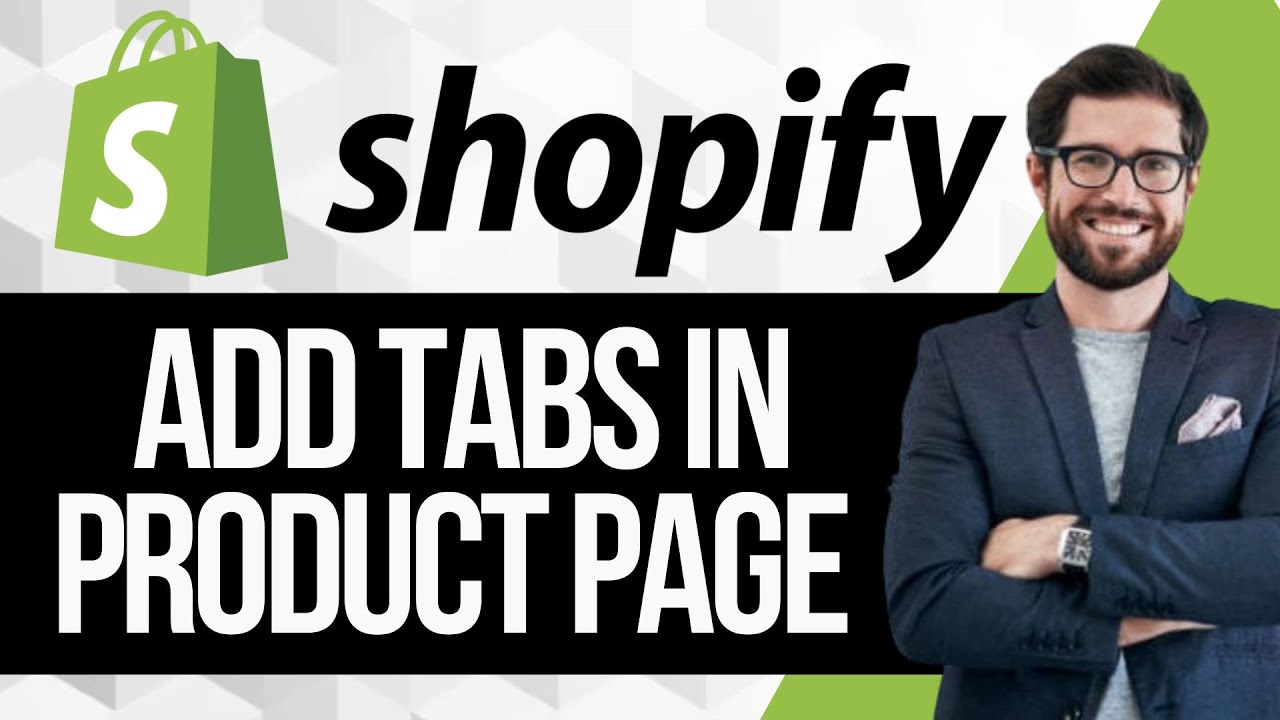 How to Add Tabs in Shopify Product Page - YouTube