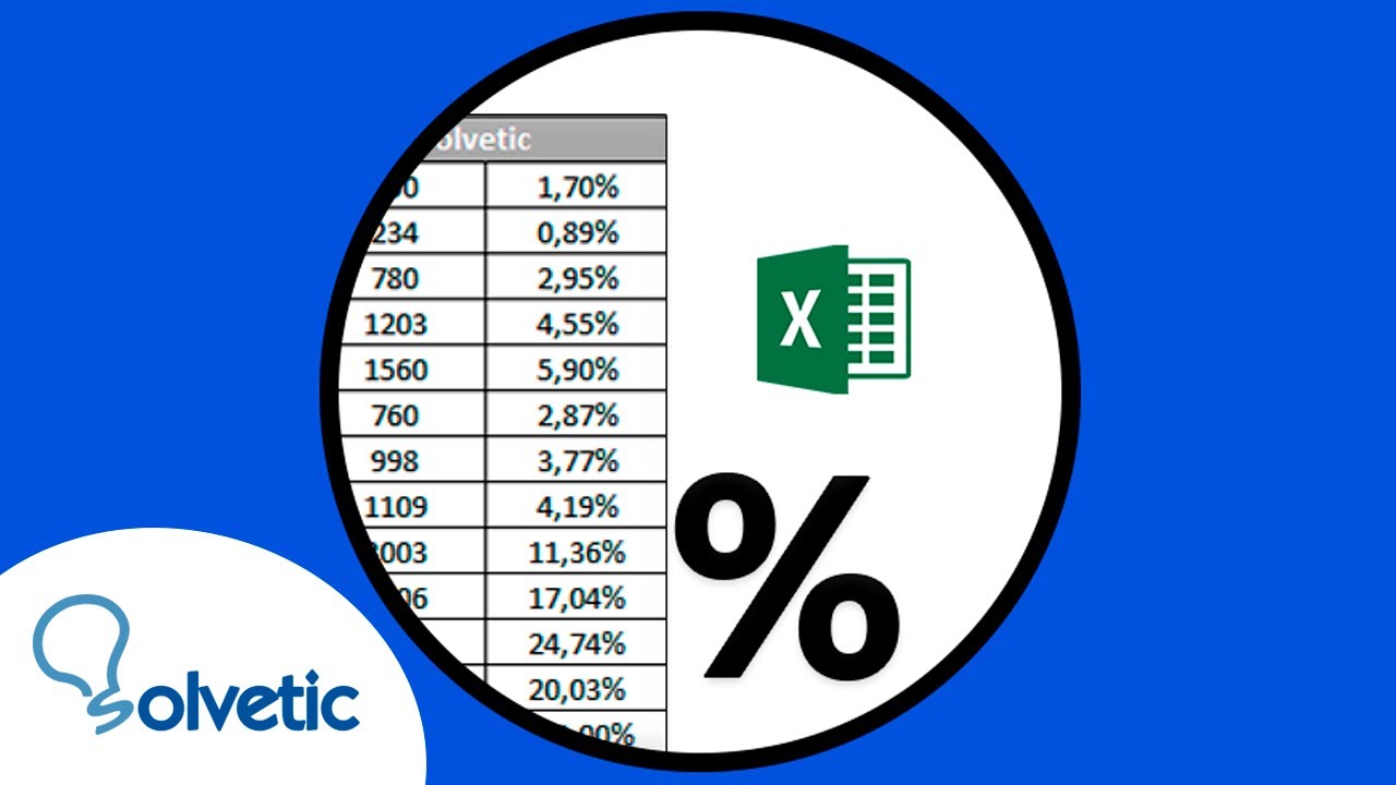 C mo SACAR El PORCENTAJE En EXCEL De Una TABLA O COLUMNA 2021 c-mo-sacar-el-porcentaje-en-excel-de-una-tabla-o-columna-2021