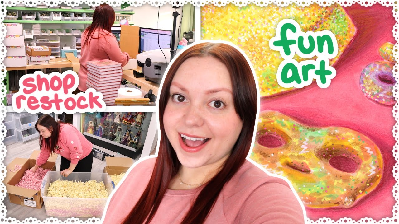 Shop Restock & Textured Art - YouTube