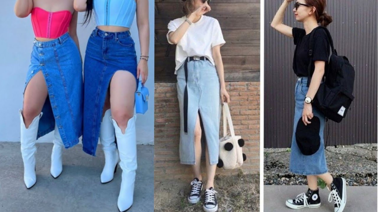 Cómo Transformar un Jeans 👖en una Maxi Falda ¡En Menos de 3 Minutos! - YouTube