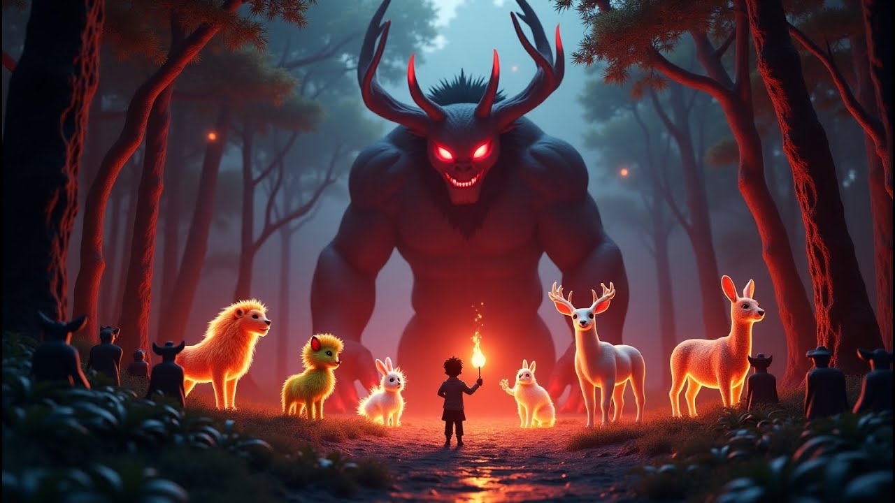 The Magical Talking Animals That Saved the Village | Moral Story | Kids ...