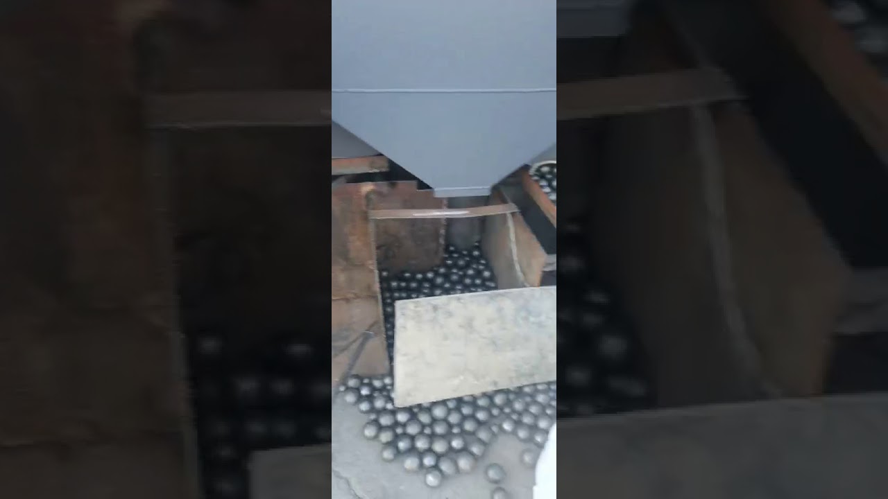 Grinding Media Sorting Machine - YouTube