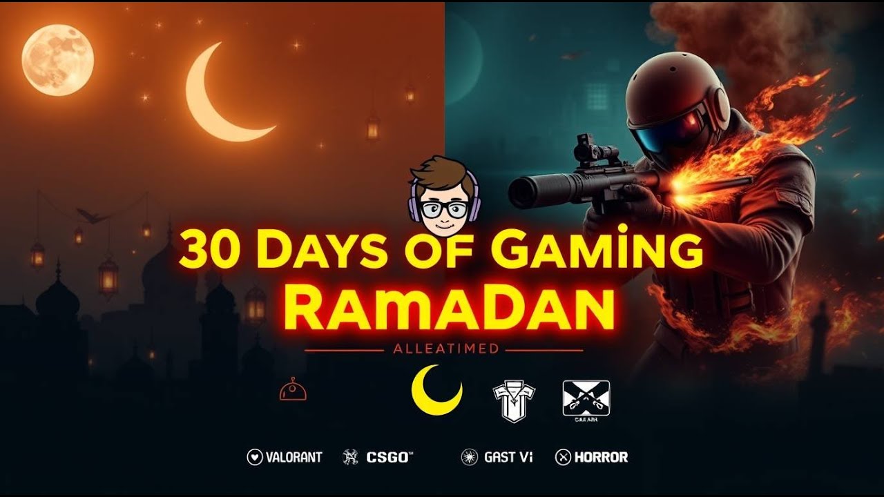 "First Stream of Ramadan 🌙: 30 Days, 30 Live Streams Challenge 📅 - Day ...