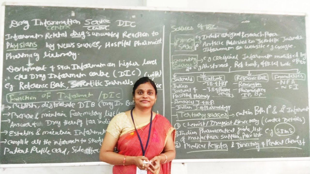 1.Drug information center: Definition, functions, sources of DIC - YouTube