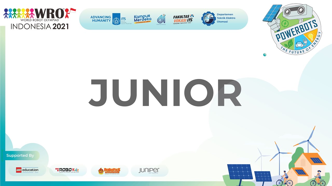 WRO Indonesia 2021 Day 1 - Junior - YouTube