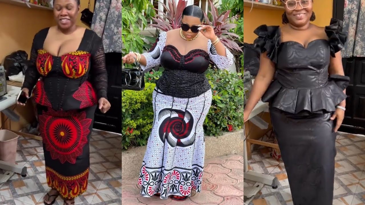 FUNERAL SKIRT AND BLOUSE STYLES, EYIE NTOMA SKIRTS AND PUPLUM TOPS ...
