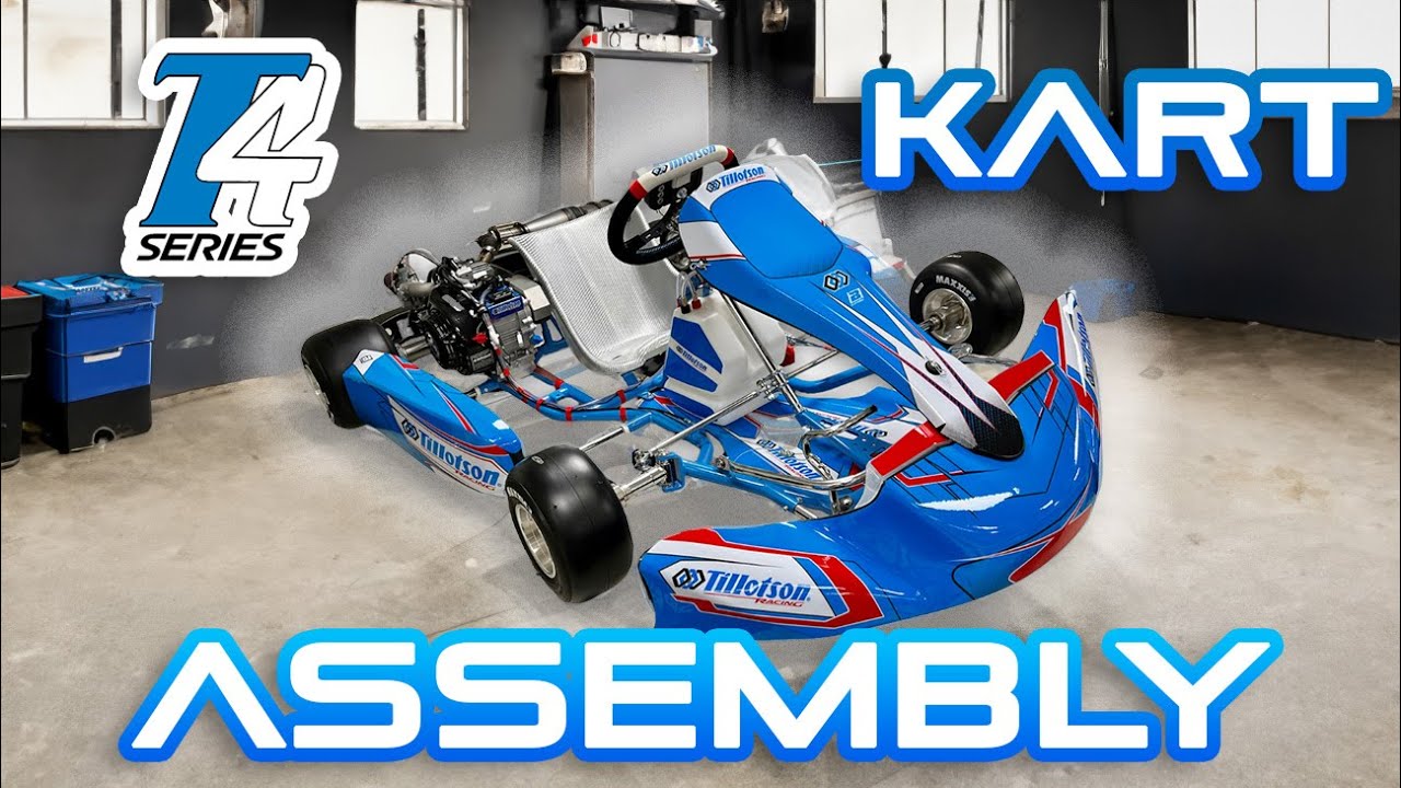 T4 Racing Kart Assembly (POWERFUL 4 STROKE) - YouTube