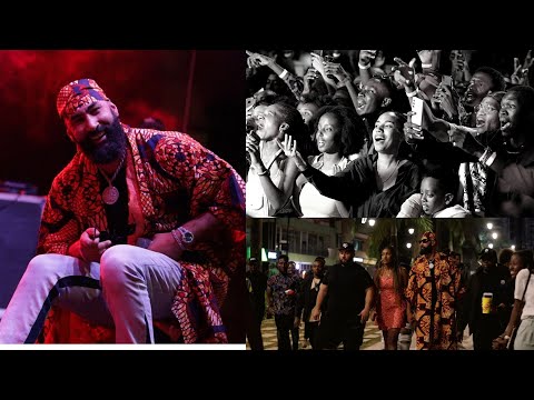 La Fouine  performs in Kigali  accompanied by his daughter @lafouineofficiel 🇷🇼