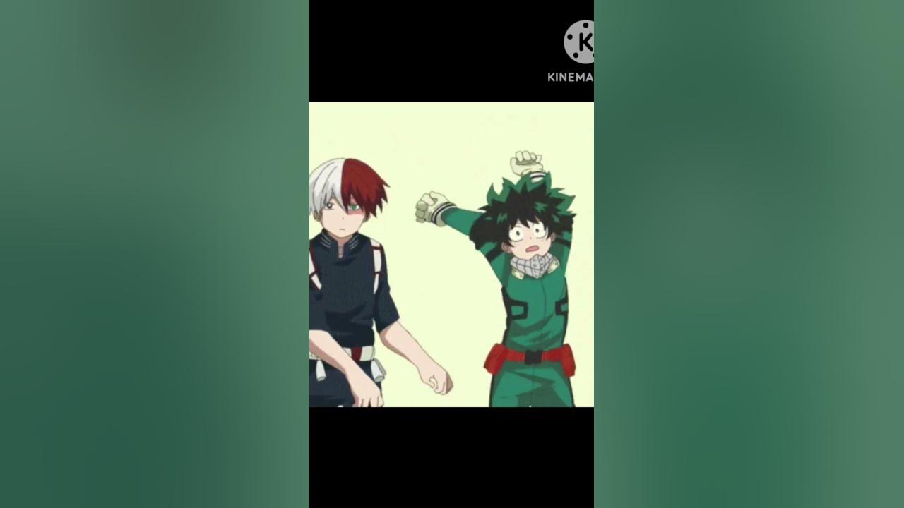 Deku And Todoroki Dancing Youtube