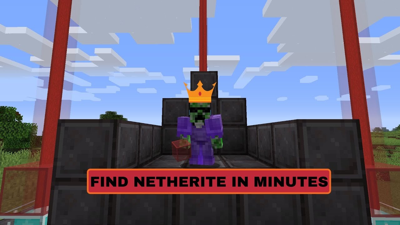 How to find Netherite (easiest way to find netherite) - YouTube