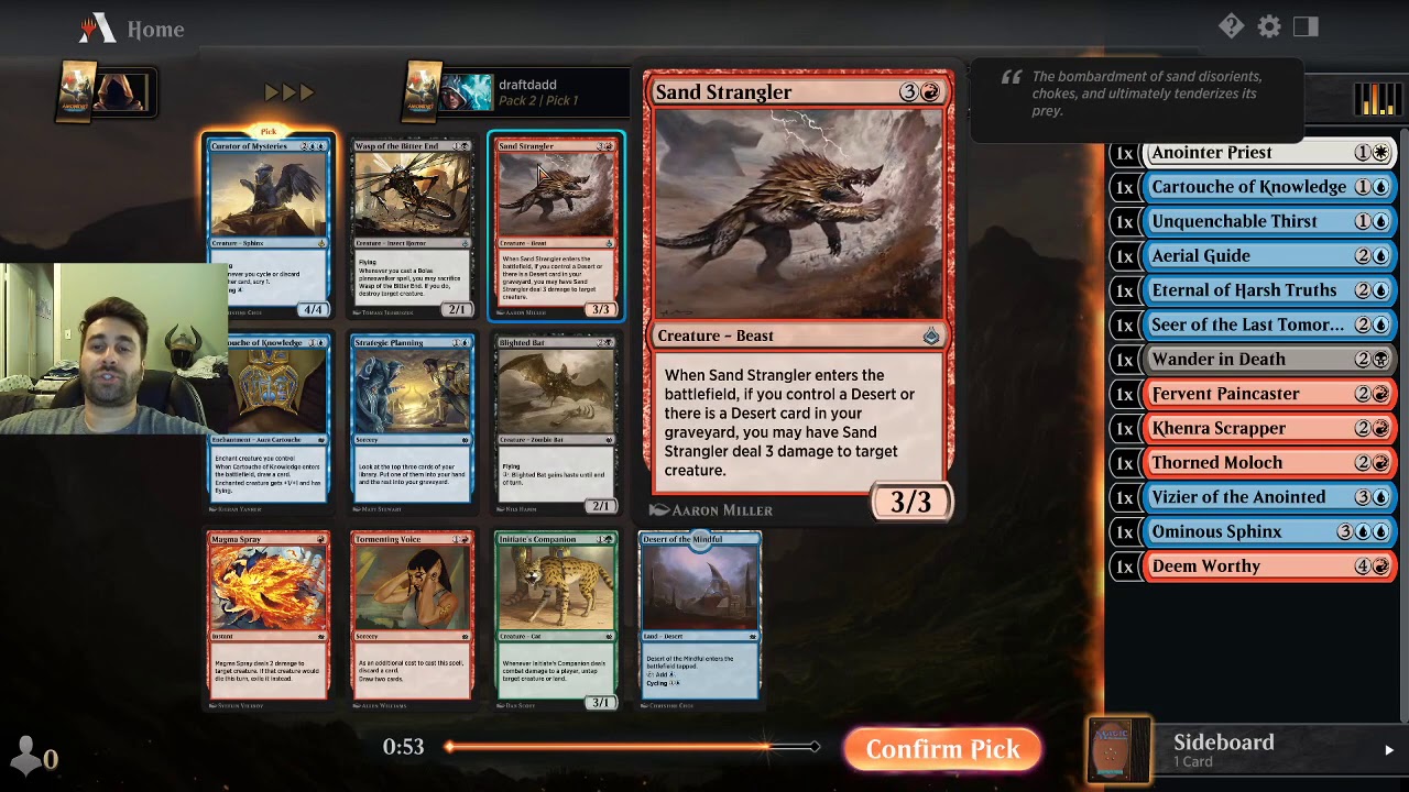 Amonkhet Draft 1: Blue/Red spells - YouTube