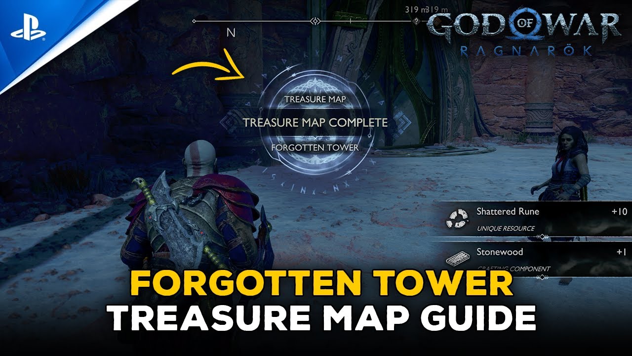 God of War: Ragnarok | Treasure Maps Guide - Forgotten Tower Treasure ...