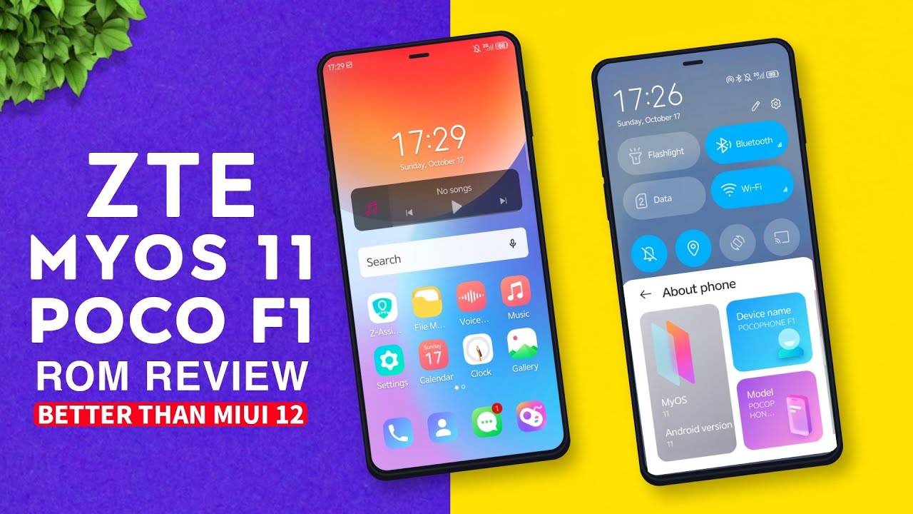 🔥 ZTE MyOS 11 Port on POCO F1 | Much Better than MIUI 12 | ZTE MyOS 11 Rom Review - YouTube