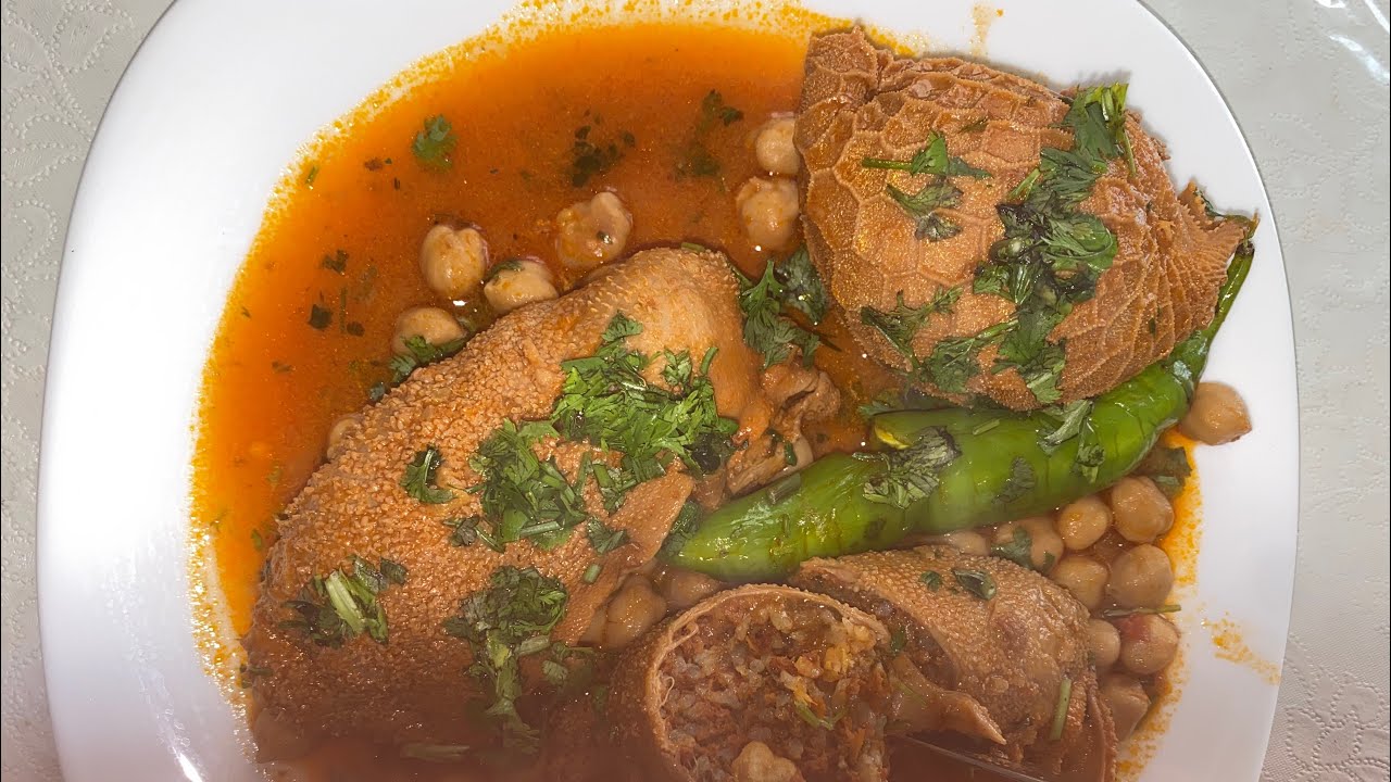 3osbane algérois plat traditionnel Aid وصفات العيد الاضحى عصبان (دوارة ...