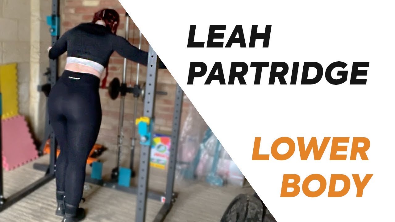 Leah Partridge - Home Gym Leg Workout - [Pozedown] - YouTube