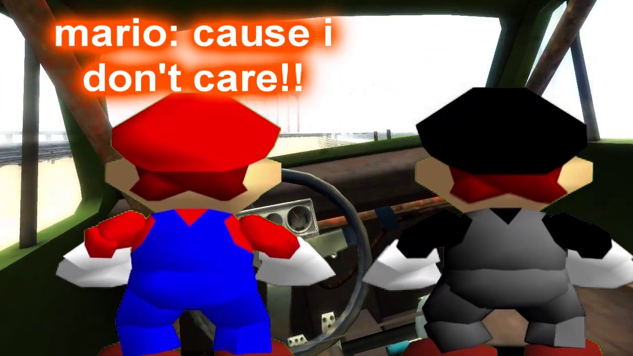 super mario 64 bloopers short: mario gets his driver's license - YouTube