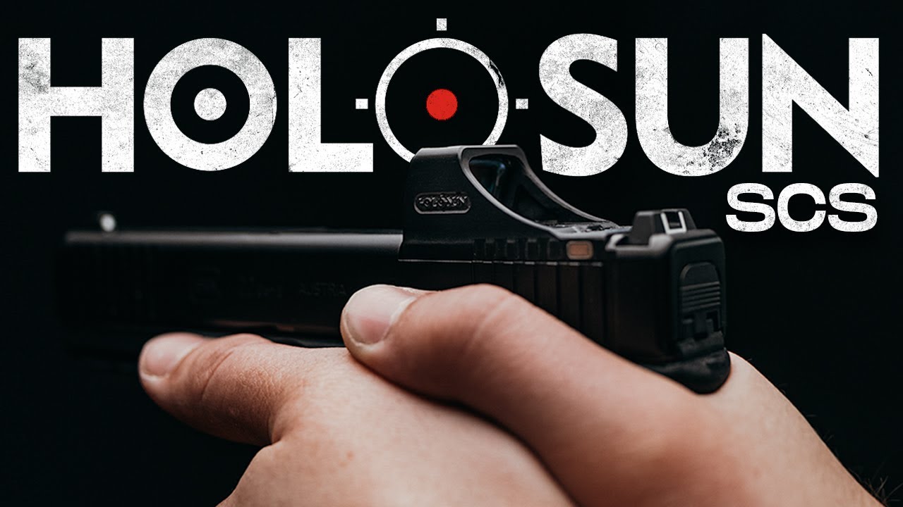 Testing the Holosun SCS Red Dot in Bright Daylight - YouTube