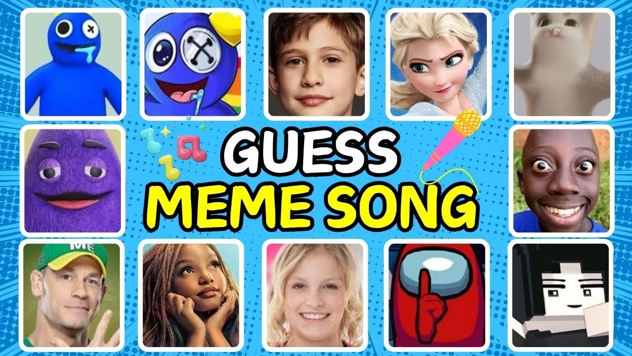 Guess The Meme & Who’S SINGING Grimace Shake, Payton Delu, Tenge Tenge ...