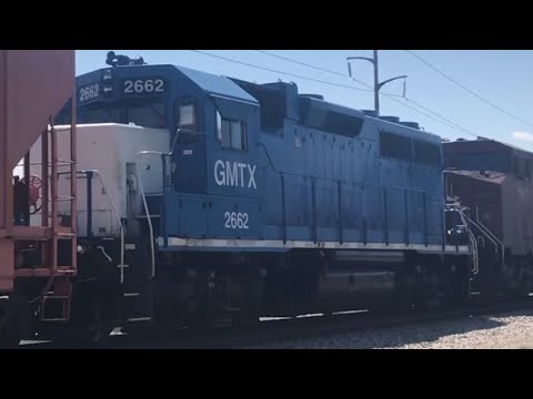GMTX 2662 trails on CP 281 - YouTube