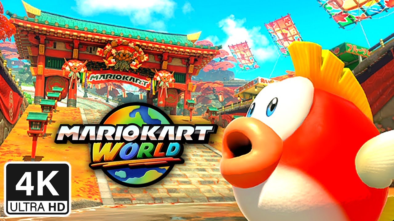 Mario Kart World · Cheep Cheep Falls (HDR 4K60FPS) - YouTube