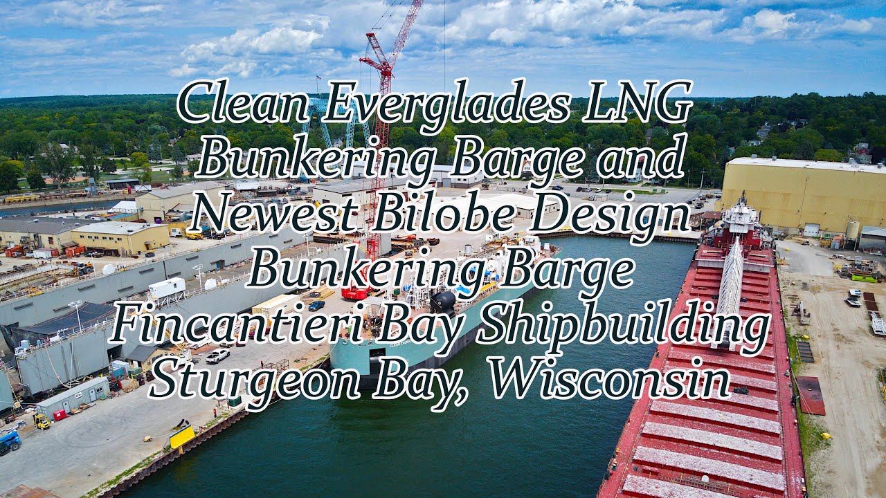 Clean Everglades and Newest Bilobe Design Bunkering Barge. Fincantieri ...