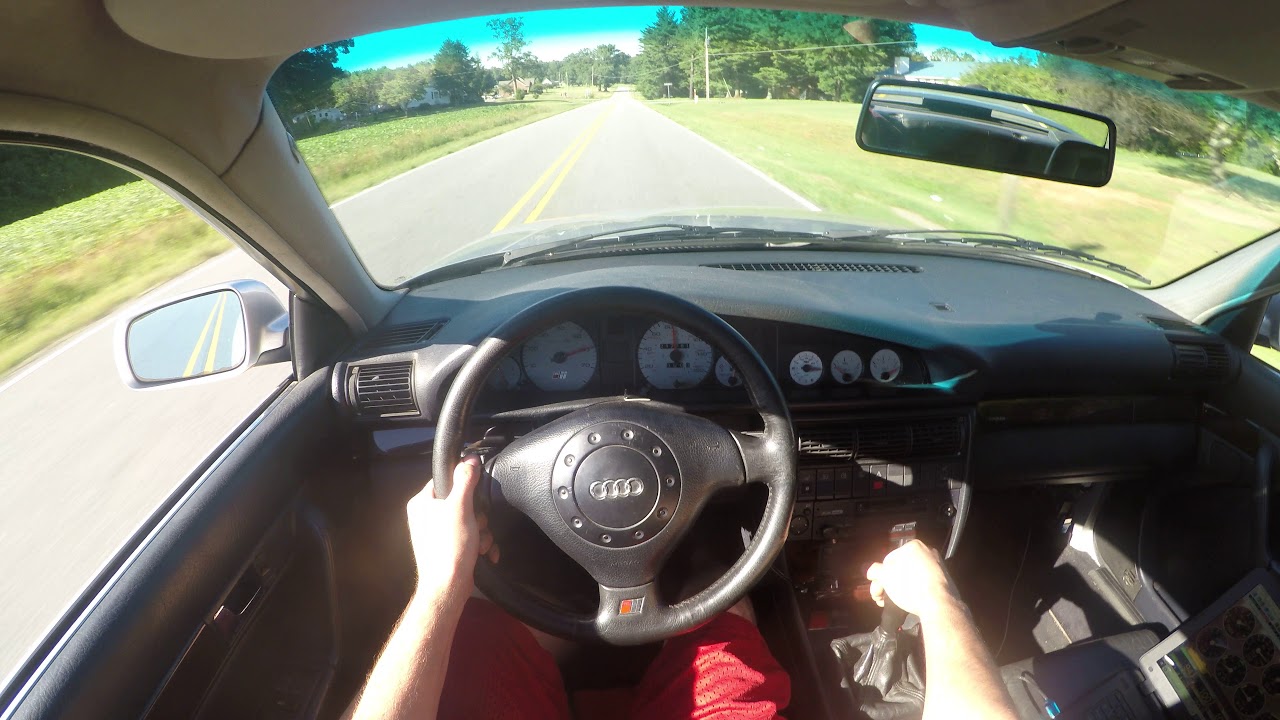 Audi UrS4 C4 20vt GT35r 30psi E85 First Person drive - YouTube