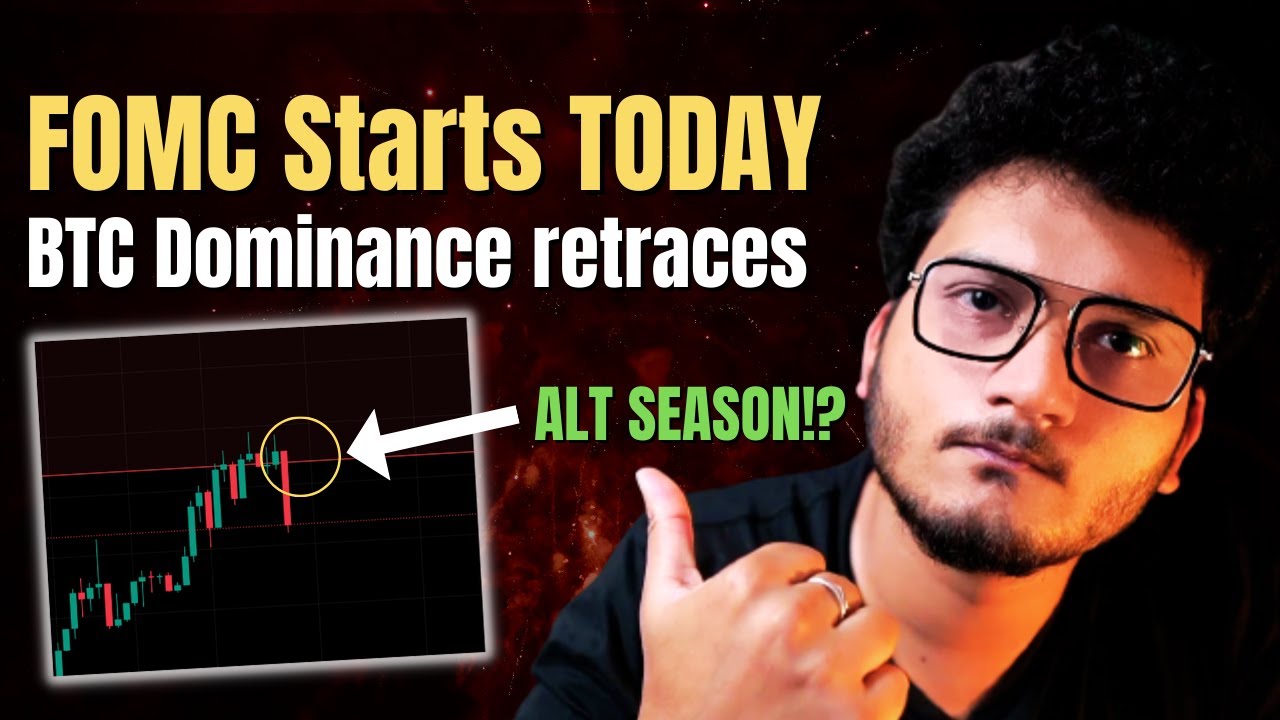🚨 FOMC Starts | BTC Dominance slows Alt season? | Bitcoin Matic ETH DOT ...